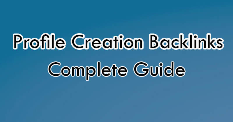 How to Create Profile Backlinks For a New Website in 2025 How to Create Profile Backlinks For a New Website in 2025