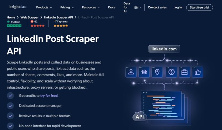 5 Best LinkedIn Post Scraper APIs for 2025